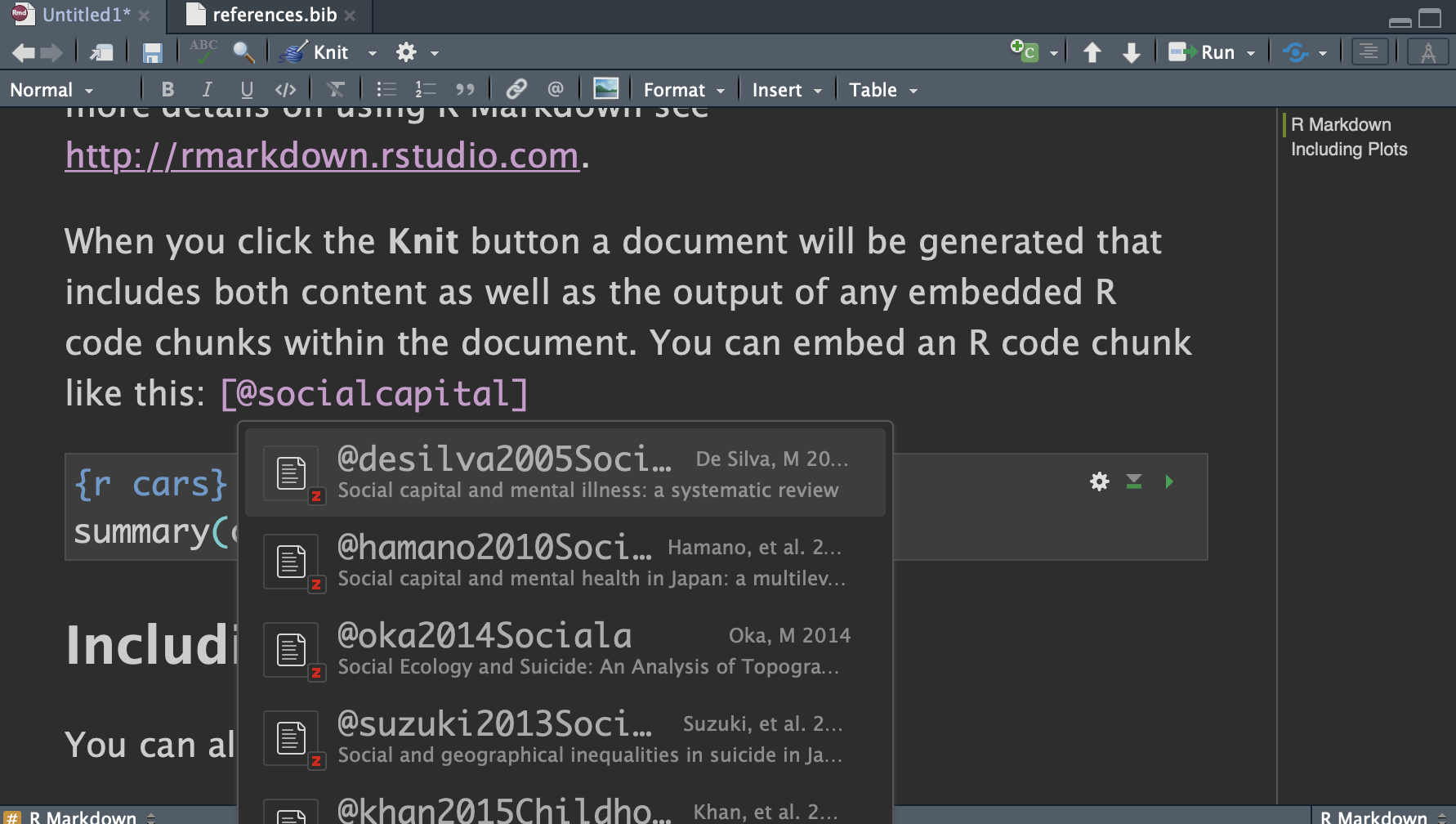 Rstudio 1.4 で Zotero を利用する - shoei05